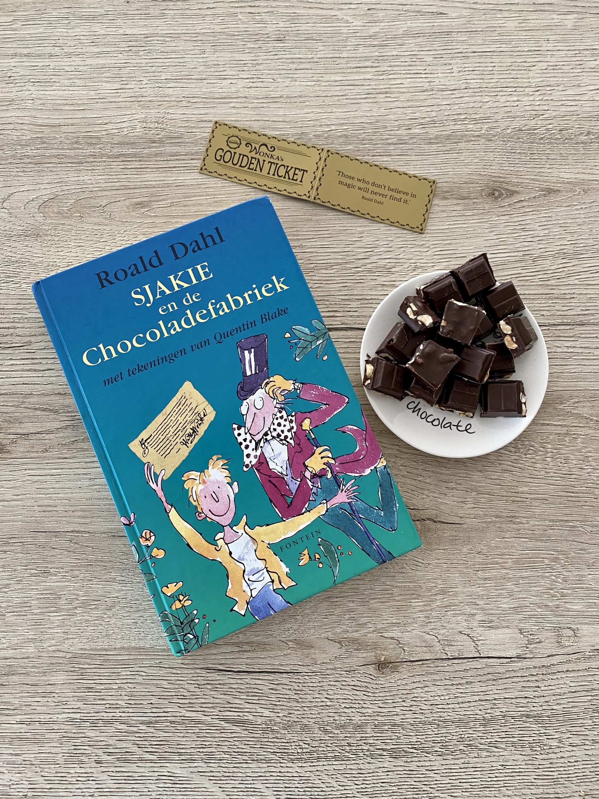 Sjakie en de chocolade fabriek – Nikki leest